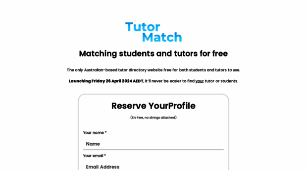 tutormatch.com.au - TutorMatch AU – Matching stude... - Tutor Match