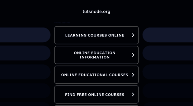 tutsnode.org - Loading... - Tutsnode