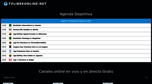 tvlibreonline.net - Televisión Libre TV - Ver Cana... - TV Libre Online