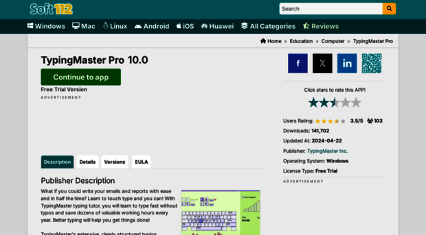 typingmaster-pro.soft112.com - TypingMaster Pro 10.0 Free Dow ...