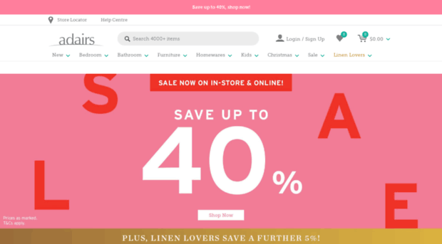 uat-upgrade.adairs.com.au - Adairs | Bedding, Bath, Homewa... - Uat ...