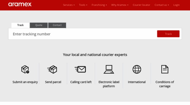 uat.aramex.com.au - Aramex Australia | Home - Uat Aramex