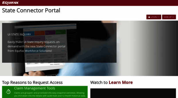uistateinquiry.equifax.com - State Connector Portal | Home - Ui State ...