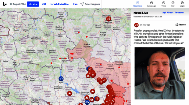 ukraine.liveuamap.com - Ukraine Interactive map - Ukra... - Ukraine ...