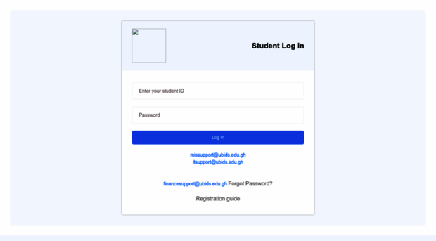 umis.ubids.edu.gh - Login page - Umis Ubids