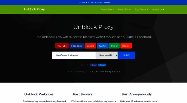 unblockproxy.win - Unblock Proxy - Access any web... - Unblock Proxy