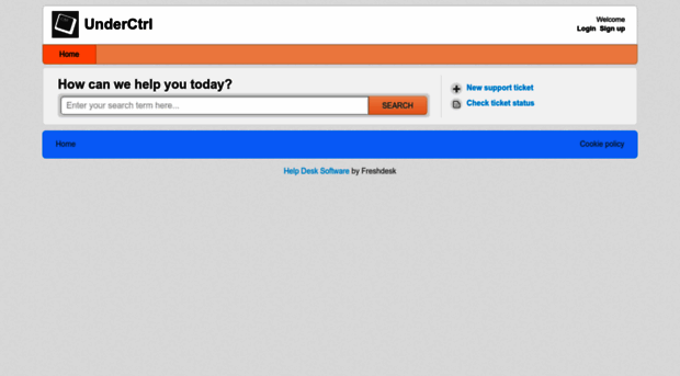 underctrl.freshdesk.com - Support : UnderCtrl - Under Ctrl Freshdesk