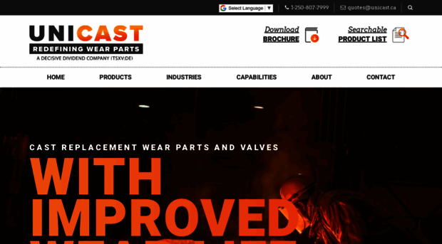 unicast.ca - Unicast Wear Part Solutions - ... - Unicast