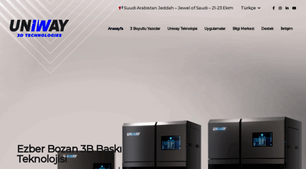 uniway.com.tr - Home - Uniway 3D Technologies - Uniway