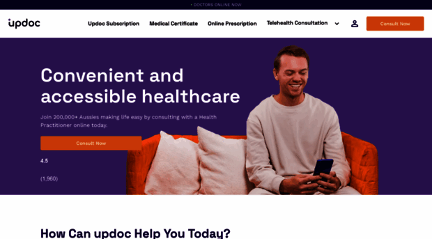 updoc.com.au - Telehealth Consults | Online M... - Updoc
