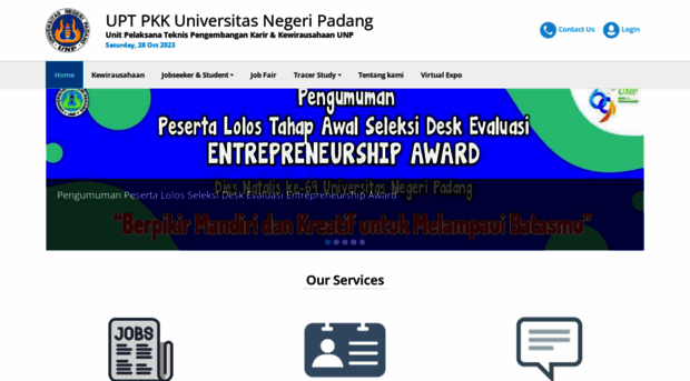 uptpkk.unp.ac.id - Home | UPT LPKK Universitas Ne... - UPT Pkk Unp