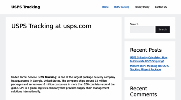 uspstrackings.com - USPS Tracking: Check USPS Trac... - USPS Tracking S