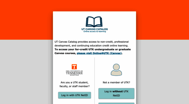 ut.instructure.com - UT Canvas Catalog Login - UT Instructure