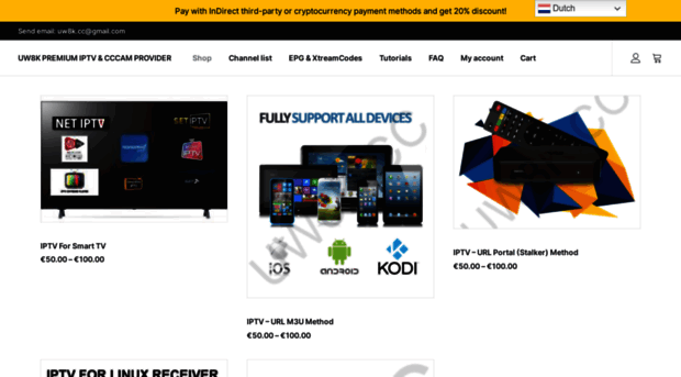 uw8k.cc - UW8K PREMIUM IPTV & CCCAM PROV... - UW8K