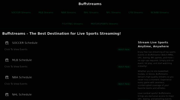 v2.buffstreams.my - Buffstreams - Stream Live Spor... - V 2 Buffstreams