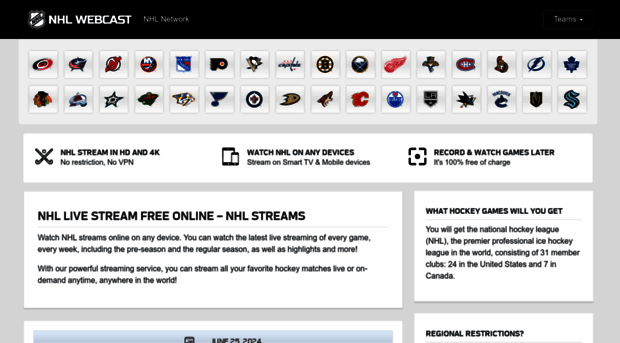 v3.nhlwebcast.com - NHL Live Stream Free Online | ... - V 3 NHL WEBCAST