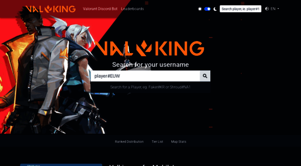 valking.gg - Valorant Stats, Check Your Val... - Valking