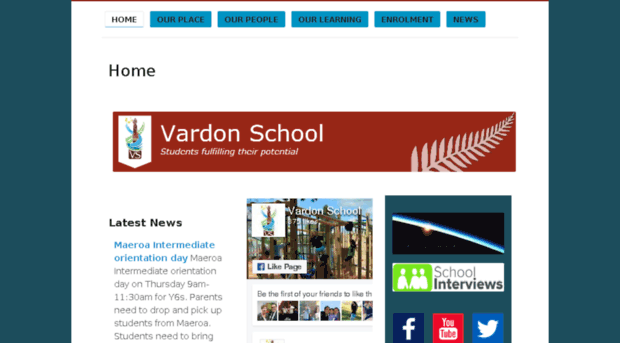 vardon.school.nz - Home - Vardon