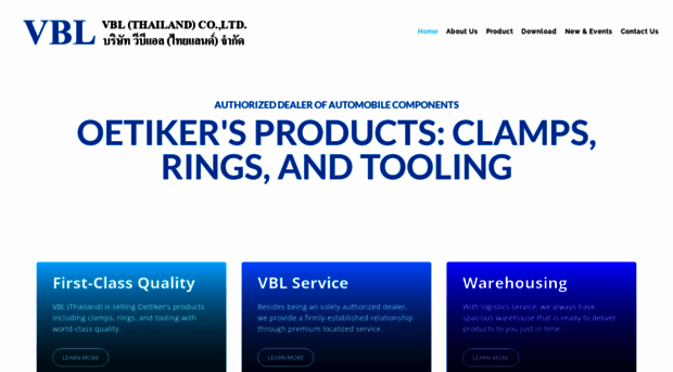 vbl.co.th - VBL (Thailand) Co.,Ltd - บริษั... - VBL