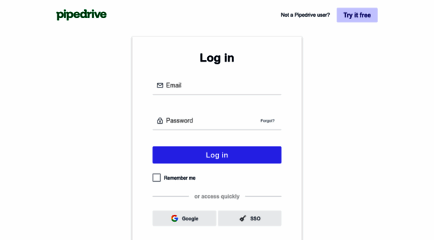 ved.pipedrive.com - Log in - Ved Pipedrive