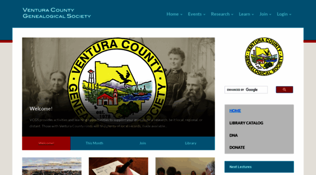 venturacogensoc.org - - Ventura County Genealogical ... - Ventura Cogensoc