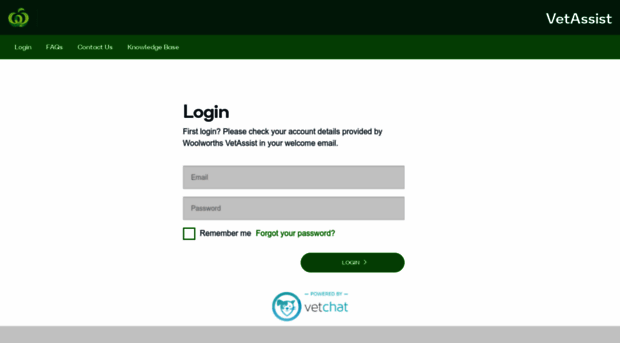 vetassist.vetchat.com.au - Everyday VetAssist - Vet Assist Chat