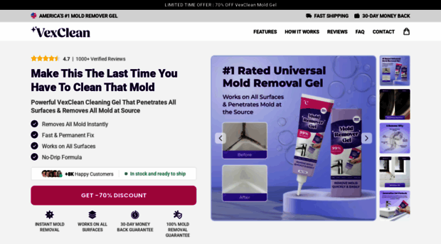 vexclean.com - Effortlessly Erase Mold with V... - Vex Clean