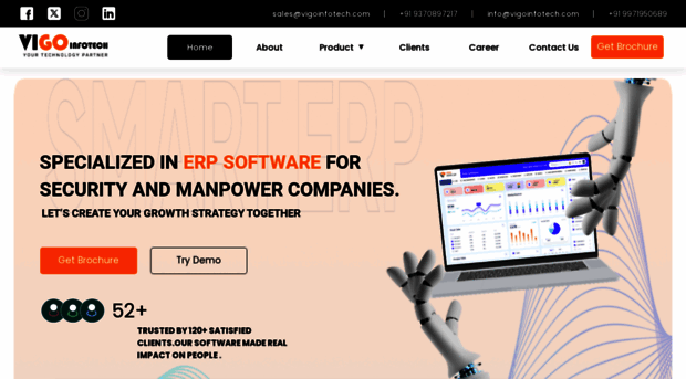 vigoinfotech.com - ERP software for Security, Fac... - Vigoinfotech