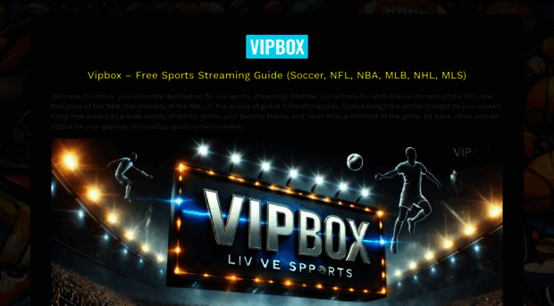 vipbox.ru.com - Vipbox – Free Sports Streaming... - Vipbox