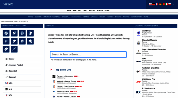 vipbox.sportshub.stream - Live Scores & Today’s Match Sc... - Vipbox ...