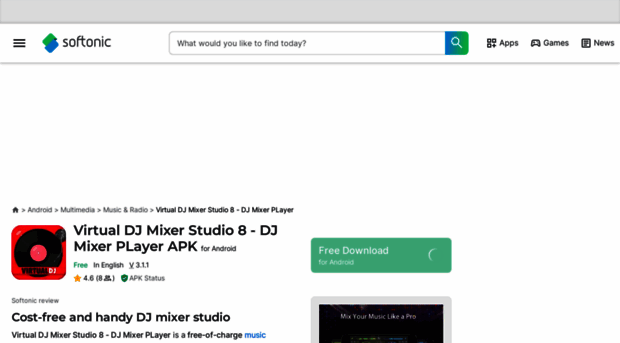 virtual-dj-mixer-studio-8-dj-mixer-player.en.softonic.com - Virtual DJ ...