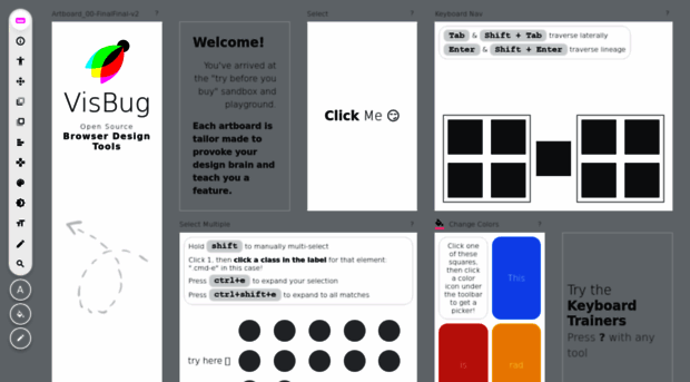 visbug.web.app - VisBug - Vis Bug Web