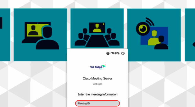 vk.turktelekom.com.tr - Cisco Meeting Server web app - Vk Turktelekom