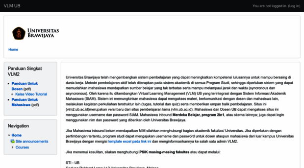 vlm2.ub.ac.id - Virtual Learning Management Un... - Vlm 2 Ub