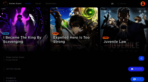 vortexscans.org - Vortex Scans - Read Comics, ma... - Vortex Scans