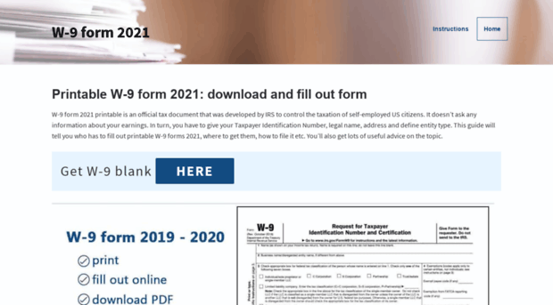 w9-form-2021-printable.com - Printable W-9 2021: get W-9 fo... - W9 Form 2021 Printable