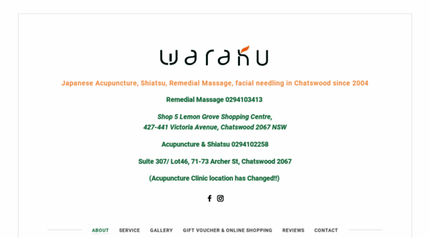 waraku.com.au - Waraku Healthcare & Massage - Waraku