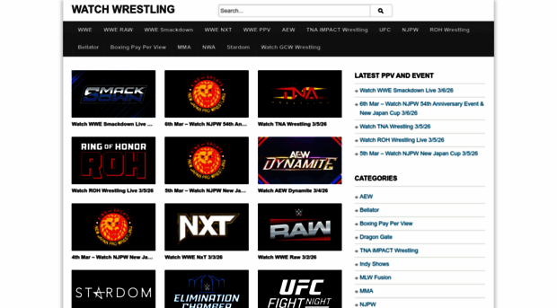 watchwrestling.store - Watch Wrestling - WWE, Raw, Sm... - Watch Wrestling