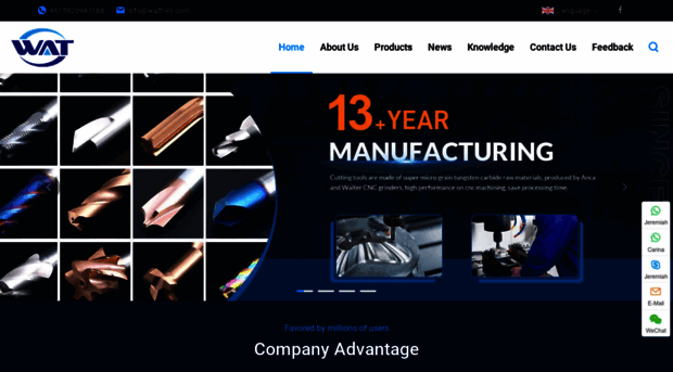 watcuttingtools.com - WAT TOOL-CNC Carbide End Mills... - WAT Cutting Tools