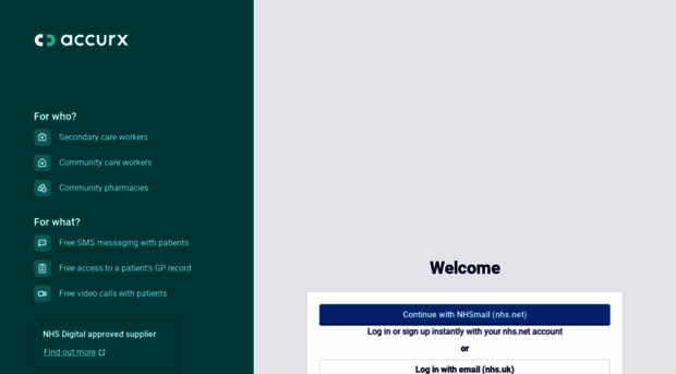 web.accurx.com - Accurx - Web Accurx