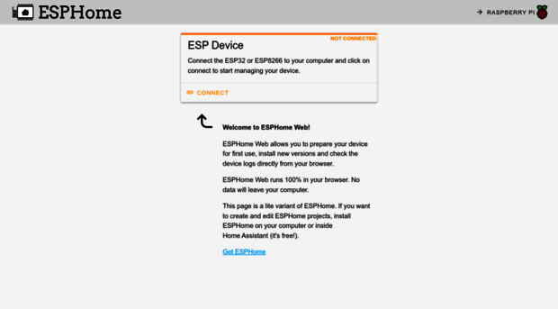 web.esphome.io - Web - ESPHome - Web ESPHome