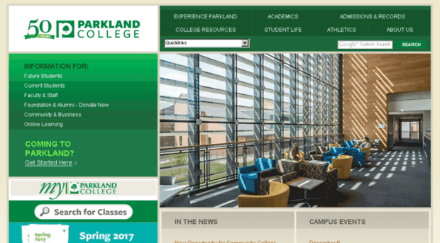 webaccess.parkland.edu - Parkland College - Webaccess Parkland