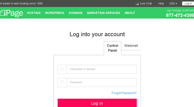 webmail.dockland.com.eg - iPage Login - Webmail Dockland