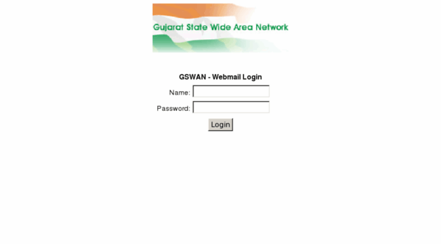 webmail.gswan.gov.in - GSWAN - Webmail - Login - Webmail Gswan