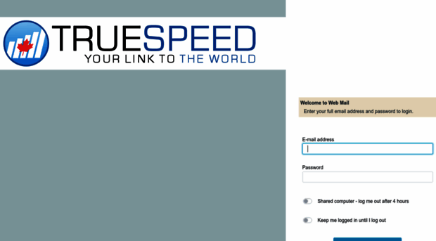 webmail.truespeed.ca - Webmail :: Welcome to Webmail - Webmail Truespeed