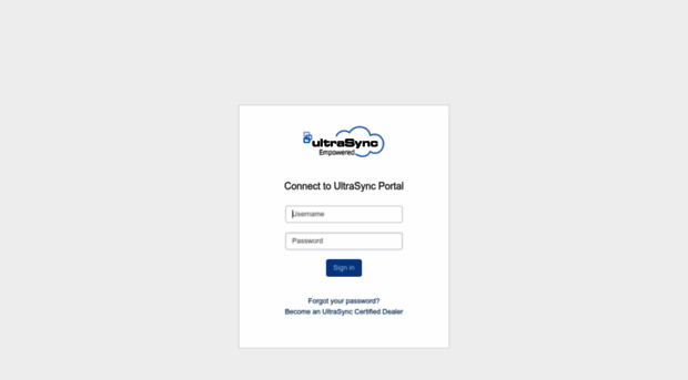 webportal.ultraconnect.com - UltraSync Portal Login - Web Portal Ultra ...