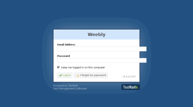 weebly.testrail.com - Login - TestRail - Weebly Test Rail