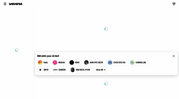 weverse.io - Global Fandom Platform - Wever... - Weverse
