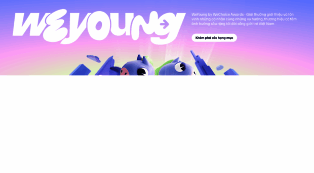 weyoung.vn - WeYoung by WeChoice Awards - We Young