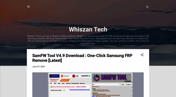 whiszantechfrpfiles.blogspot.com - Whiszan Tech - Whiszan Tech Frpfiles Blogspot